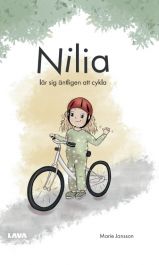 Nilia lär sig äntligen att cykla